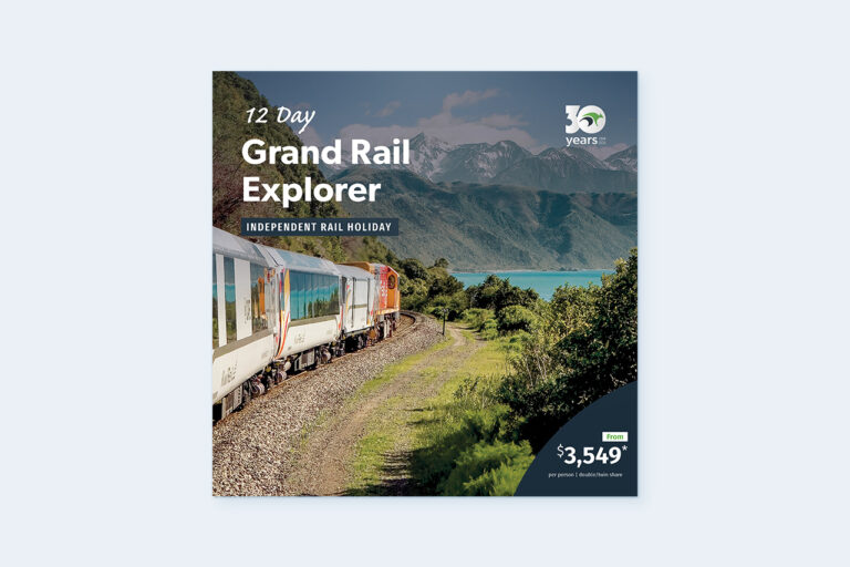 12 Day Grand Rail Explorer – Self-Drive & Rail – New Zealand | ANZCRO