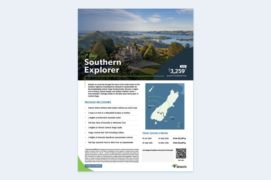 7 Day Southern Explorer | ANZCRO